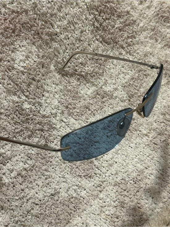 Vogue | Accessories | Vogue Mens Rimless Sunglasses With Blue Lenses ...